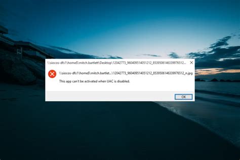This App Cant Be Activated When Uac Is Disabled How To Fix