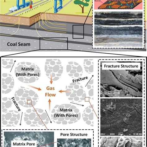 Fracturematrix Microstructure And Macroscopic Behavior During Cbm Download Scientific Diagram