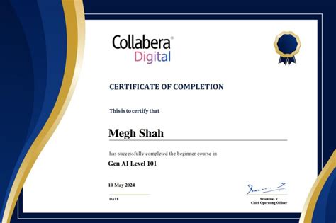 Megh Shah On Linkedin Gen Ai Beginner Course Completed