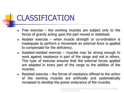 Active Movement Assisted Exercises Ppt