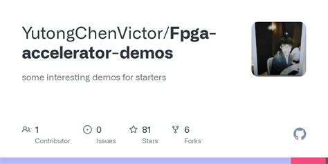 Github Yutongchenvictor Fpga Accelerator Demos Some Interesting Demos For Starters