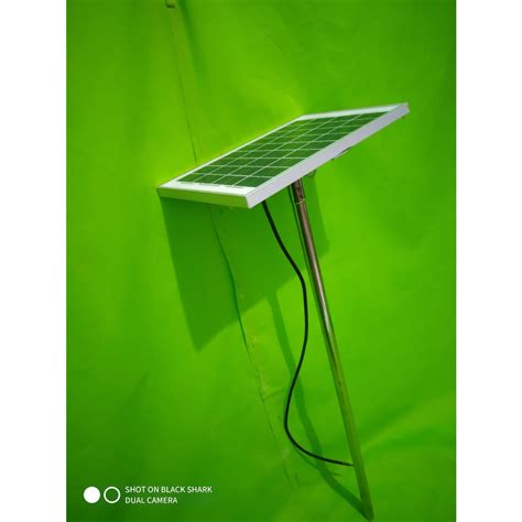 Sjses Pole Bracket Solar Panel 10wp Stainless Pole Shopee Malaysia