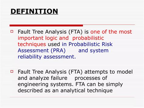 Fault Tree Analysis Ppt Computer Software And Applications Computing
