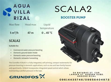 GRUNDFOS SCALA2 INVERTER PUMP Furniture Home Living Gardening Hose And Watering Devices On