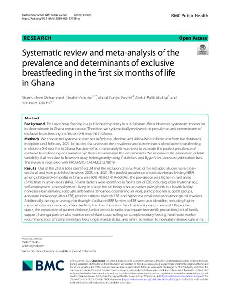 Pdf Systematic Review And Meta Analysis Of The Prevalence And