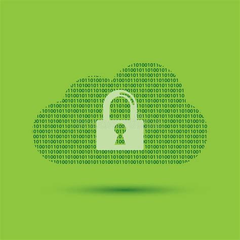 Cloud Computing Big Data Analysis And Data Mining Stock Vector