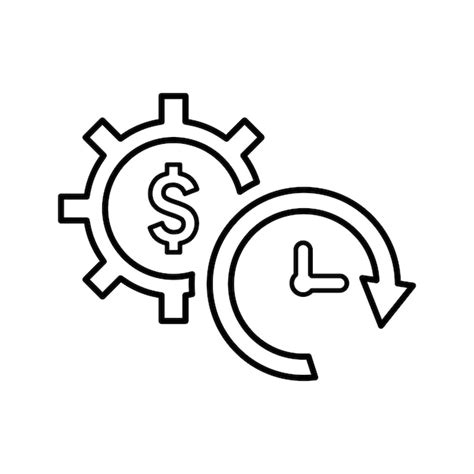 Premium Vector Effectiveness Efficiency Money Line Outline Symbol
