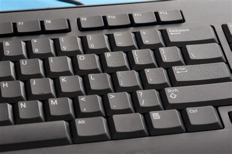 Free Image Of Black Alphanumeric Computer Keyboard