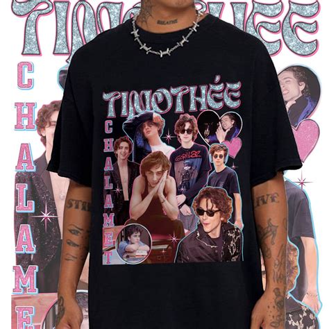 Vintage 90s Timothee Chalamet Homage Shirt Timothee Chalamet Bootleg