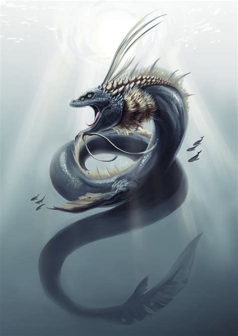 Bakunawa The Moon Eating Dragon By Ian Dominic Bugayong R Imaginaryserpents