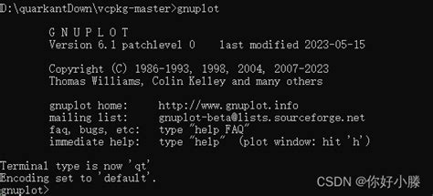Vs2022中安装vcpkg来使用第三方库gnuplot Matplot，实现简单绘图功能，数据分析vs2022 Vcpkg Csdn博客