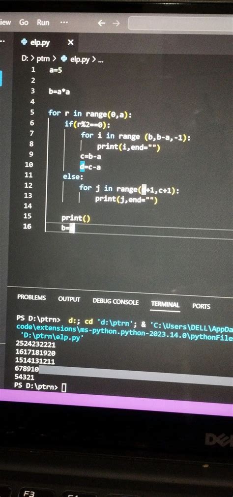 Ronak Ambaliya On Linkedin Python Program To Draw Pattern Like 25 24