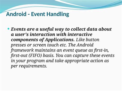 Android Mobile Application Development Event Handling 1pptx