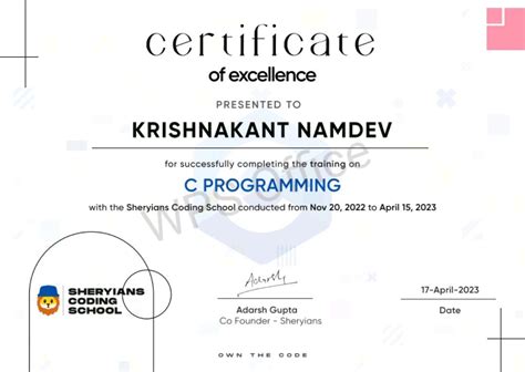 Krishnkant Namdev On Linkedin C Programmer