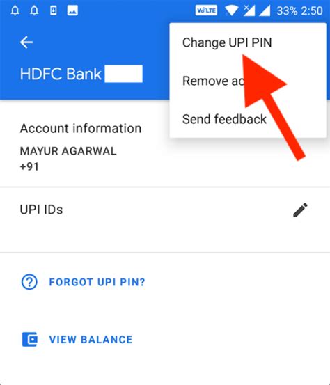 How To Change UPI PIN In Google Pay
