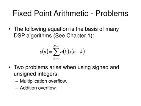 ppt number representation for dsp processor powerpoint presentation