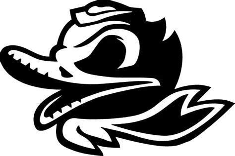 Oregon Fighting Duck Logo Oregon Ducks Combat Duck Decal Sticker Die