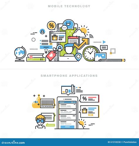 Mobile App Ui Or Ux Design With Different Login Screen Royalty Free