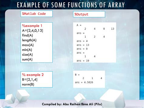 matrices arrays and vectors in matlab pdf physics science