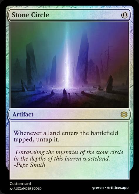 is this op for tapped lands r custommagic