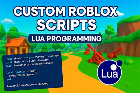 Create Custom Roblox Script In Lua For Your Game By Ellyzee Fiverr