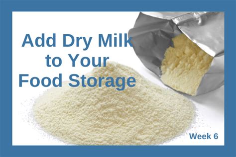 Tips For Adding Dry Milk To Your Food Storage Crisis Preparedness