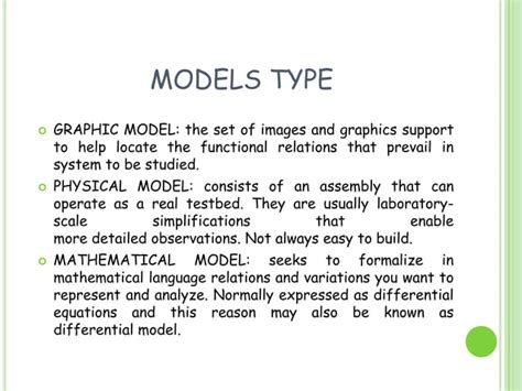 Basics Mathematical Modeling Ppt