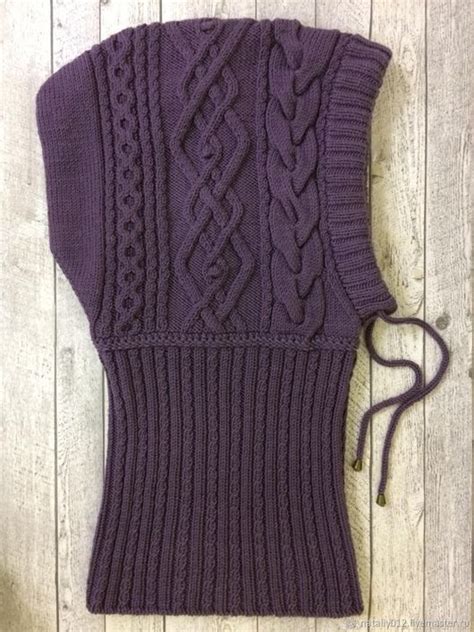 Вязаный комплект Снуд Капюшон Zurich цельнокрой в интернет магазине на Ярмарке Мастеров