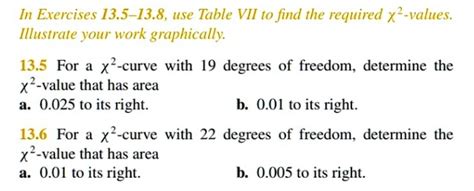 solved in exercises 13 5 13 8 lasc table vii t0 find the required x2