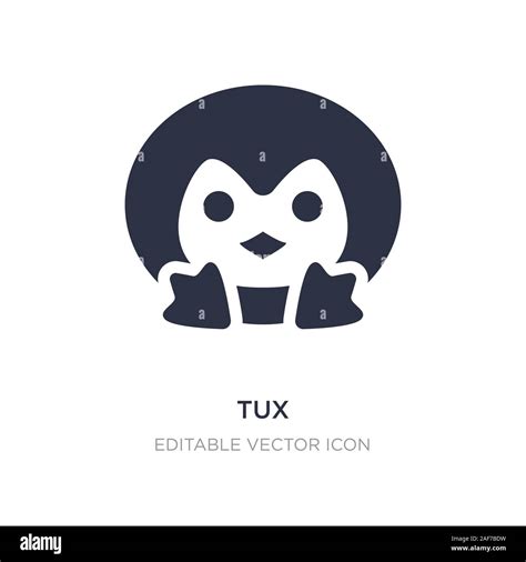 Tux Icon On White Background Simple Element Illustration From Fashion Concept Tux Icon Symbol
