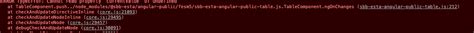 bug tries to access pinmode property when tableclass set and gets