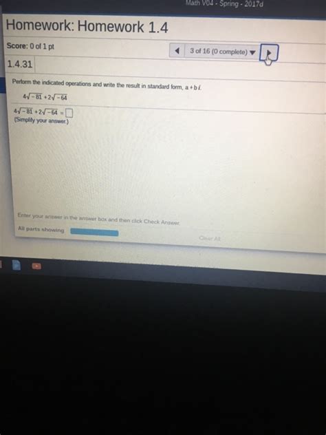 solved perform the indicated operations and write the result