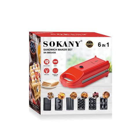 Sandwich Maker Set 6 In 1 Design Shopee Malaysia
