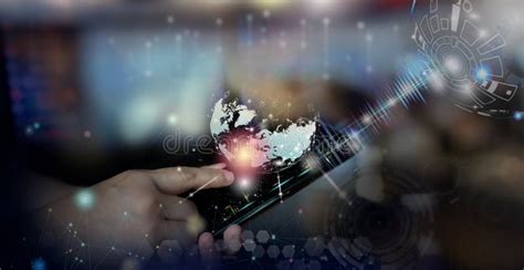 Digital Wireless Technology Internet Network Connection Big Data Stock