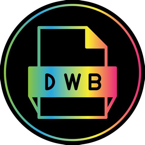 Dwb File Format Icon 16904099 Vector Art At Vecteezy