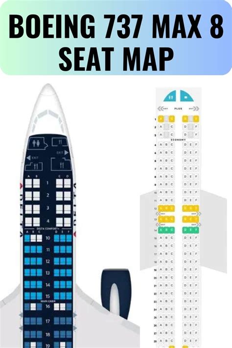 Boeing 737 Max 8 Seat Map Boeing Boeing 737 Boeing Aircraft