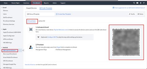 Mdm Invalid Qr Code Device Enrollment Troubleshooting Manageengine