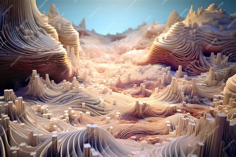 Premium Ai Image Digital Waveforms Capturing The Pulse Of The Technological Era