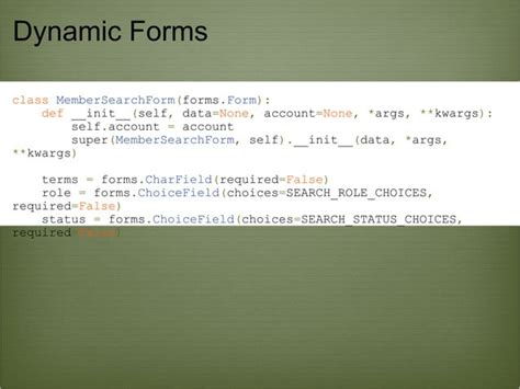 Django Forms Best Practices Tips Tricks Ppt