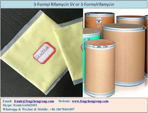 3 Formyl Rifamycin Sv Or 3 Formylrifamycin Manufacturers And Suppliers Price Fengchen
