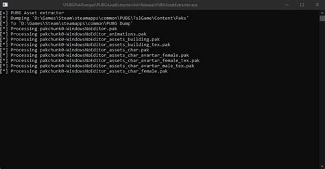 Github Patrickcjkpubgassetextractor Pubg Asset Extractor Can