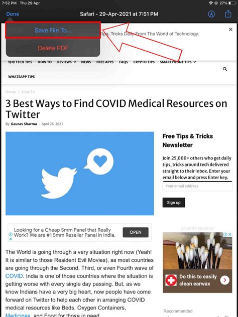 4 Ways To Save Full Webpage As Image On Your Phone And Computer Gadgets To Use