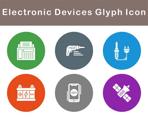 Electronic Devices Vector Icon Set 20729829 Vector Art At Vecteezy
