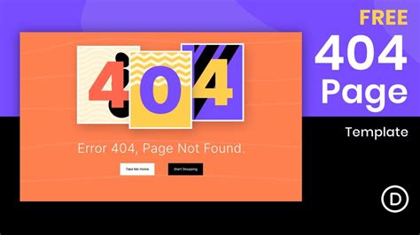Download A Free 404 Page Template For Divis Print Designer Layout Pack