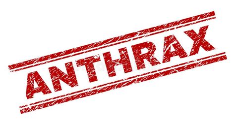 Scratched Textured Anthrax Stamp Seal Stock Vector Illustration Of