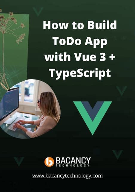 How To Build Todo App With Vue 3 Typescript Pdf Web Development