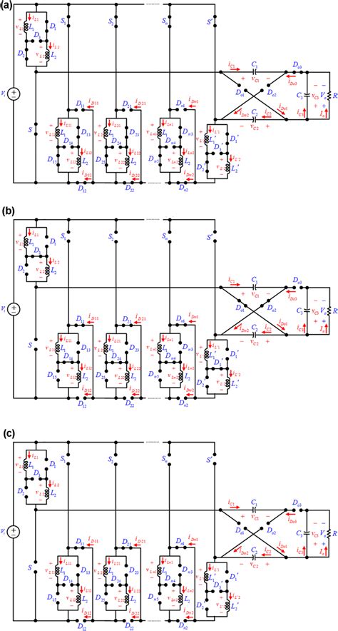 Equivalent Circuits Of Operational Modes A Ton Btoff C Toff Download Scientific