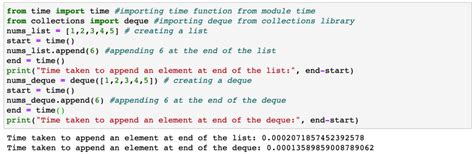 List Vs Deque Performance Comparison AskPython