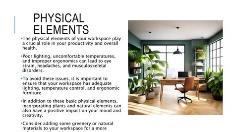 Various Elements Of Workspacepptx