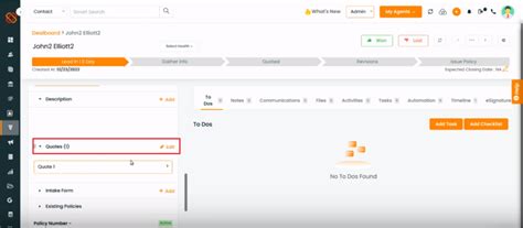 Policy Form Implemented In Pipeline For Hawksoft Insuredmine Crm
